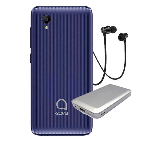 Celular Acatel 1 5033 E 16-1GB Azul + Power Bank + Audifonos