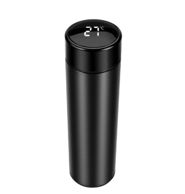 2 Termos Digital Inteligente de Acero Inoxidable 500 ml c/u, Libre bpa.