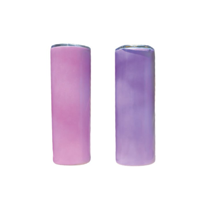 Termo skinny 20oz mágico cambia de color con la luz del sol