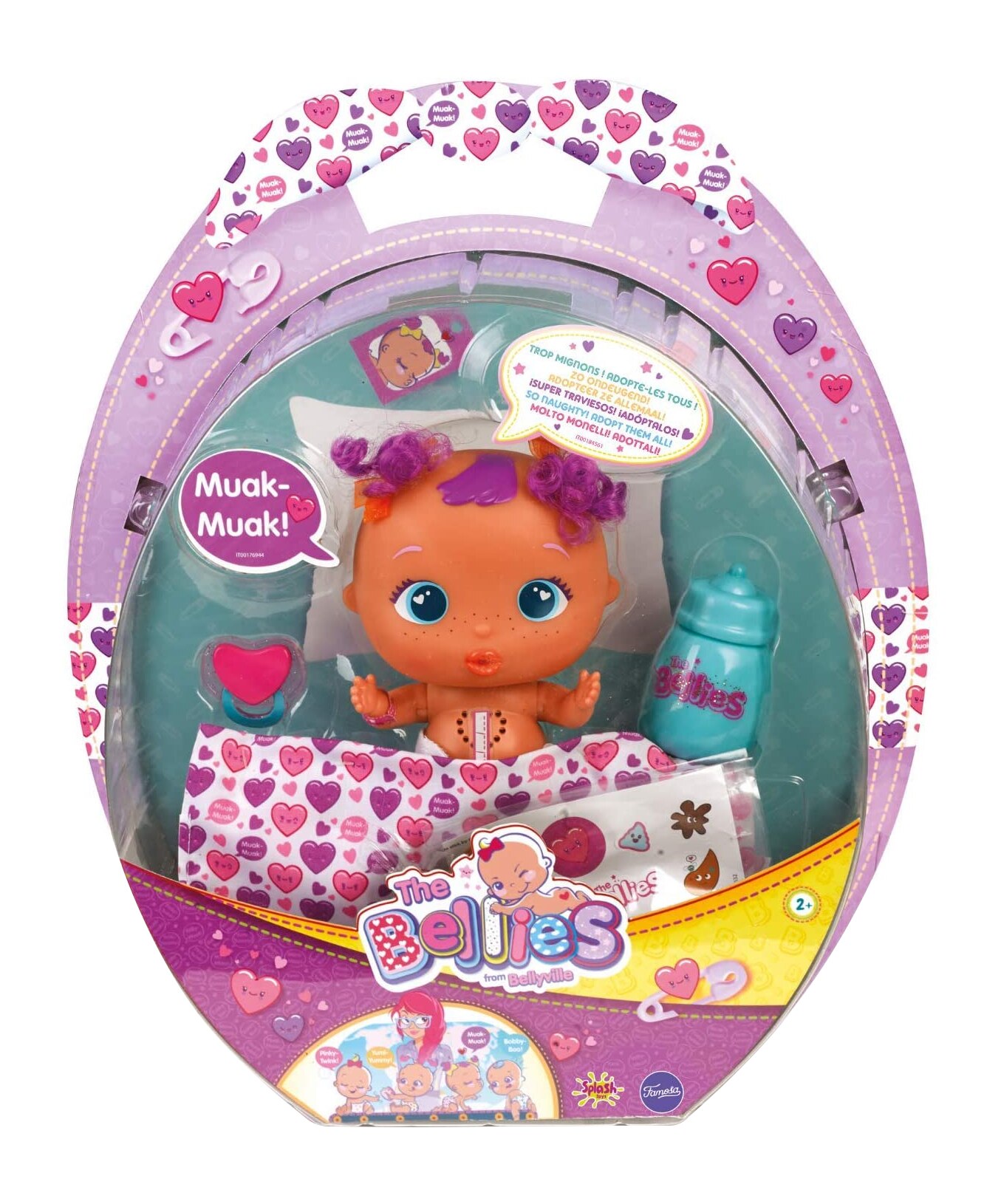 The Bellies Muak Muak 17 cm Con Accesorios Famosa