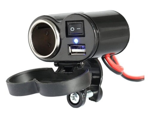 Cargador Universal USB Encendedor para Motocicleta