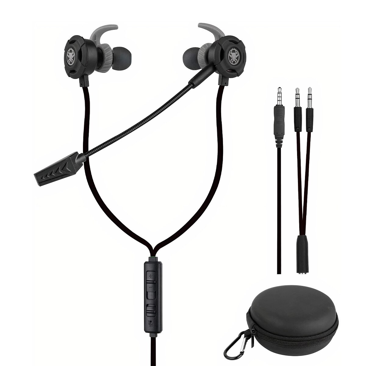 Audífonos Gaming G30 Hifi, Doble Mic, Cancelación De Ruido Negro