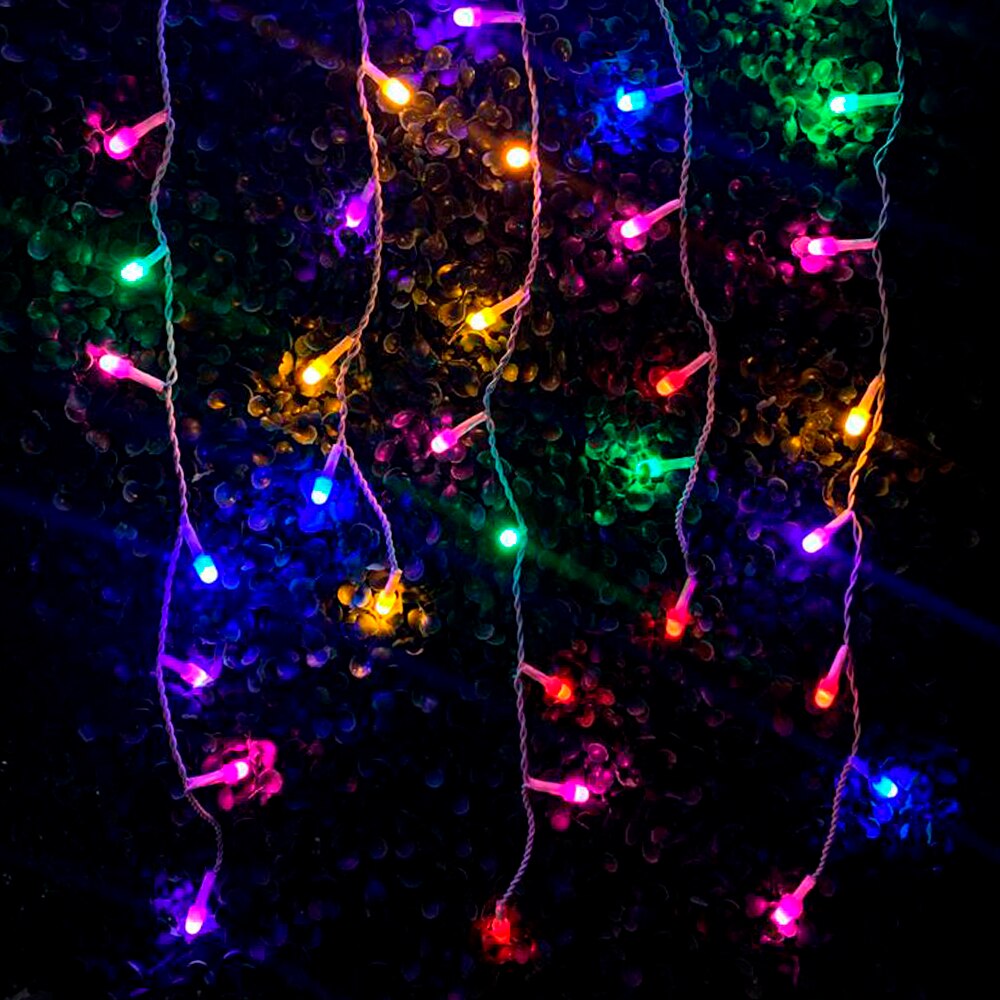 Cascada Decorativa Luz Led Multicolor Pastel 500 Focos 8 Funciones ...