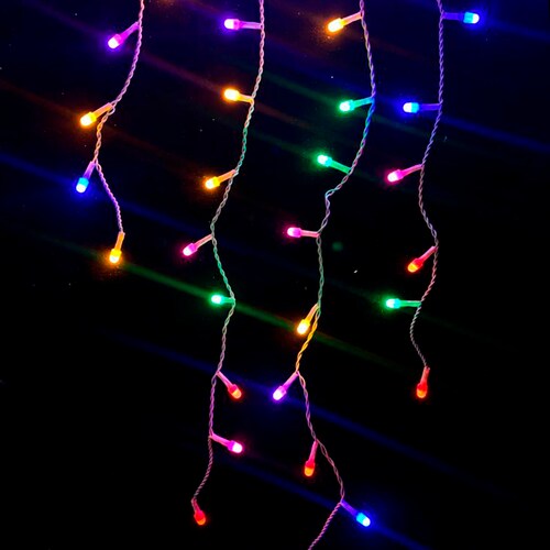 Cascada Decorativa Luz Led Multicolor Pastel 500 Focos 8 Funciones ...