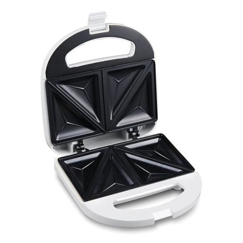 Sandwichera Taurus Lanche Max 2 750w Antiadherente Blanca