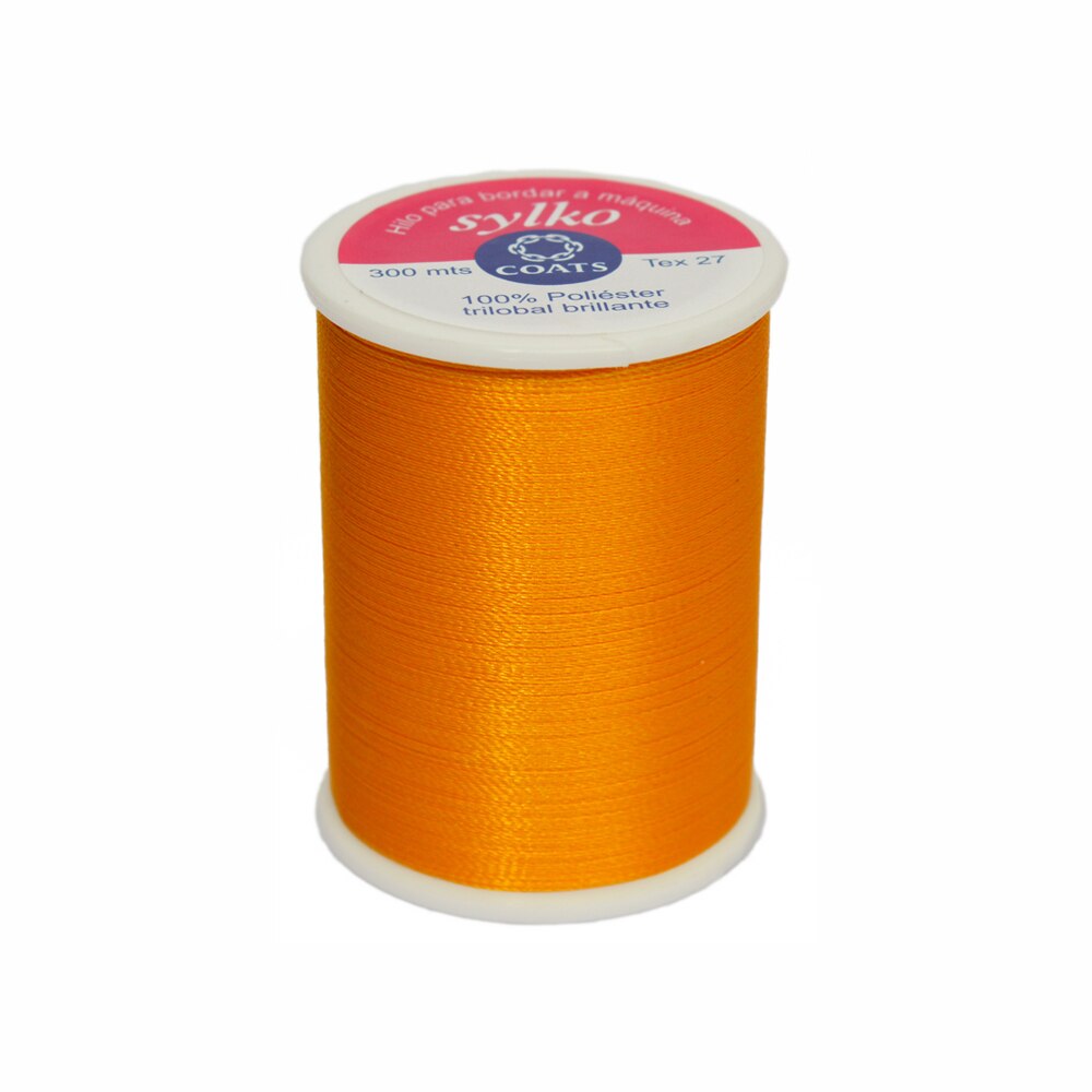 Caja 8 Pzas Hilo Poliéster Trilobal Brillante Sylko Coats
