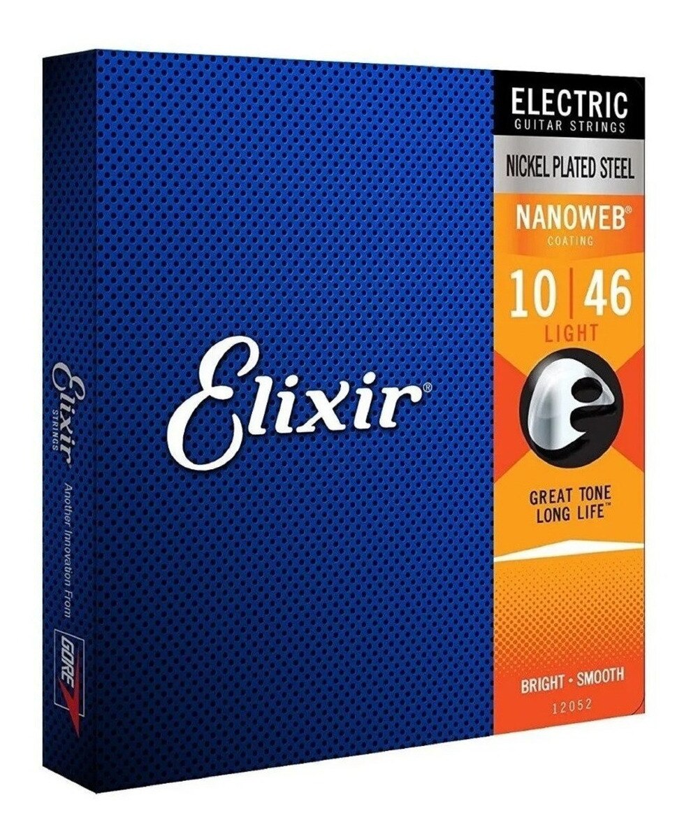 Paquete De Cuerdas P/guitarra Electrica 10/46, Elixir 12052