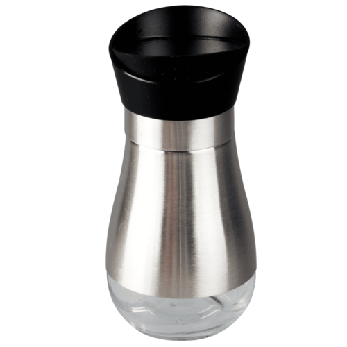 Especiero giratorio Vasconia Regal de Acero Inoxidable Color Negro