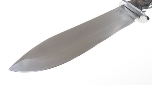 Rr1022 Rough Rider Cuchillo Bowie Filo Liso Enterizo C/Fnda