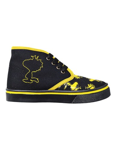 Tenis infantil con agujetas Snoopy Estampado Woodstock