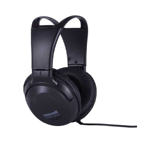 Maxell Audífono St-2000 Studio Series Con Micrófono Negro / 347308