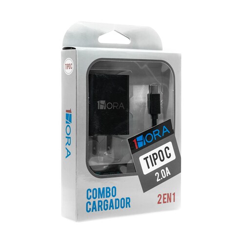 Cargador Combo Tipo C 2.0a Carga Rápida 1Hora