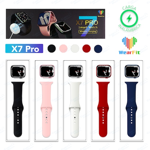 Smartwatch X7 Pro Carga Inalambrica 2022 Plateado