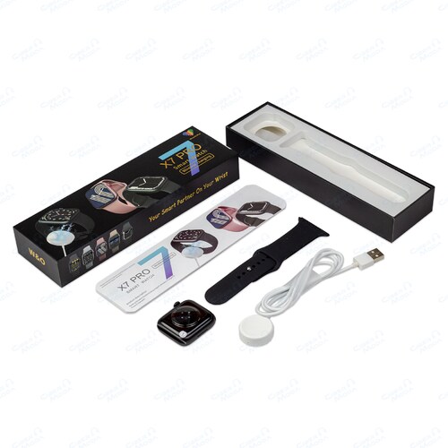 Smartwatch X7 Pro Carga Inalambrica 2022 Negro