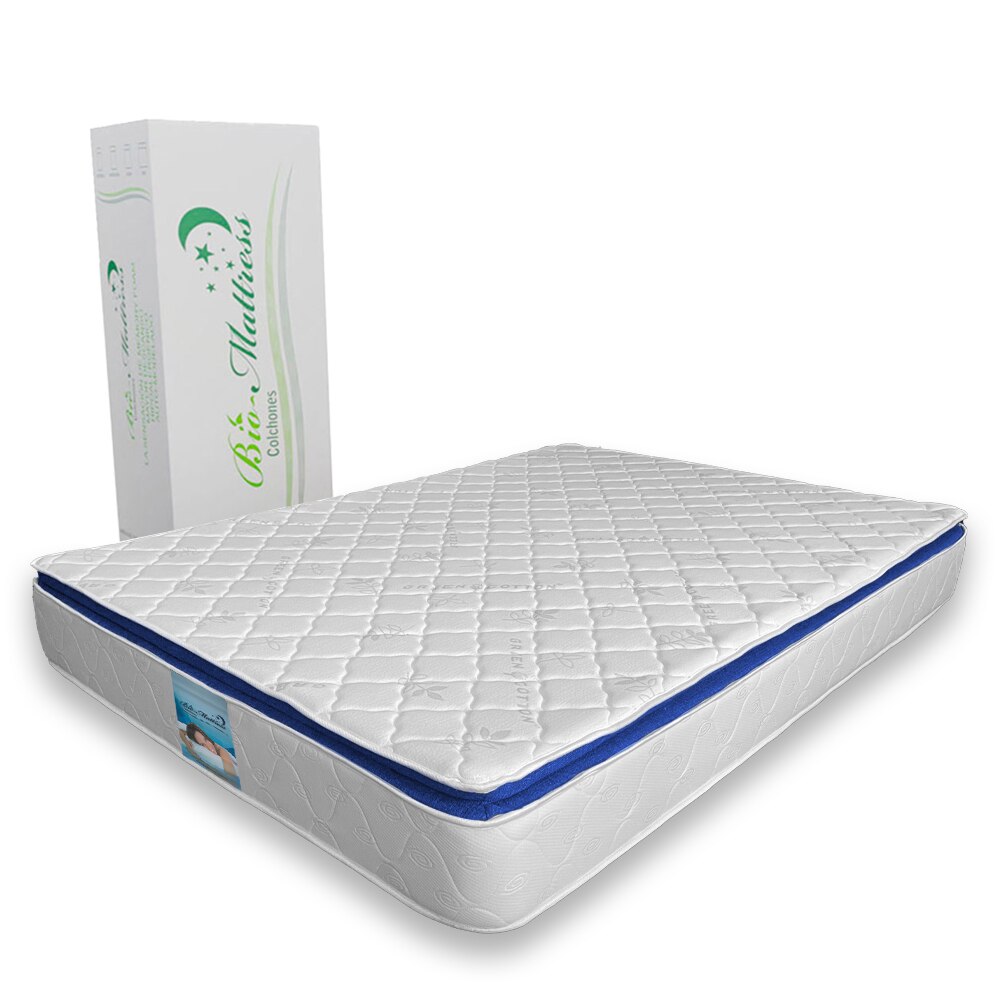 Colchón Queen Size Blue Cotton Foam Plus Bio Mattress