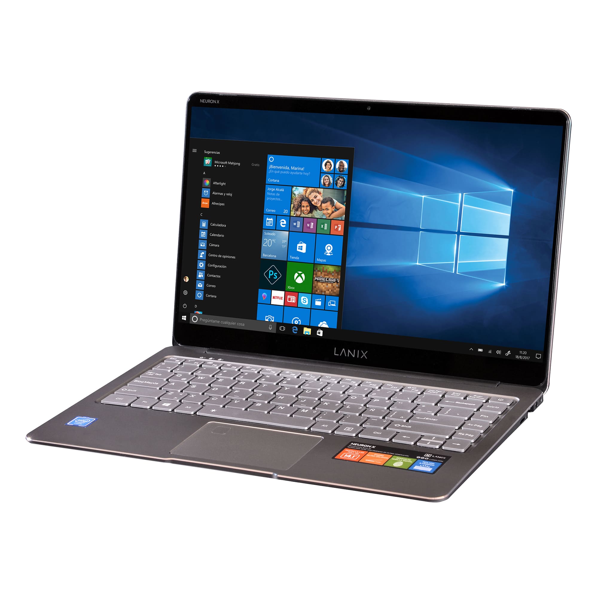 Lanix Neuron X (v2) de 14'', Intel Celeron N4020, 8GB RAM, 128GB SSD ...