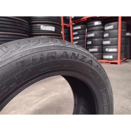 PAQUETE 2 LLANTAS 205/55R16 BRIDGESTONE TURANZA ER300 91V