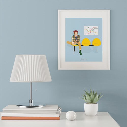 Cuadro Decorativo Tushka Chica Boina Calidad Museo