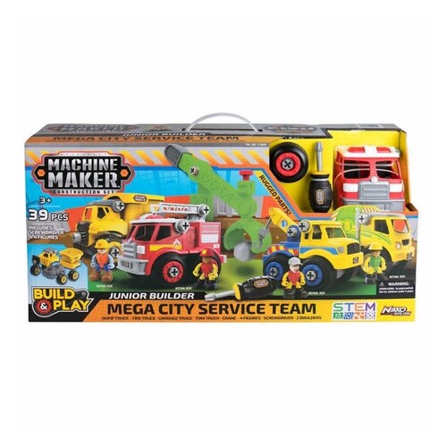 Set De Camiones Nikko Toys Machine Maker