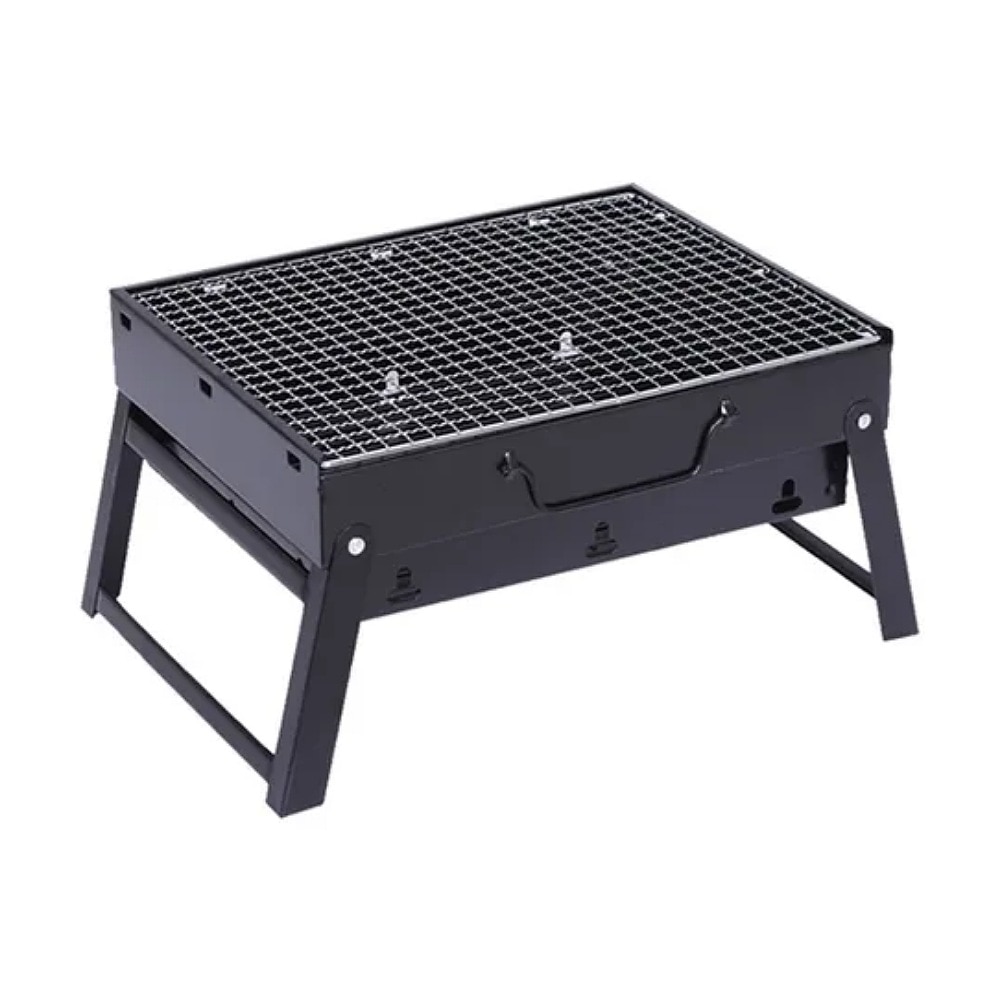 Mini Parrilla De Carbón Portátil Plegable Acero Inoxidable
