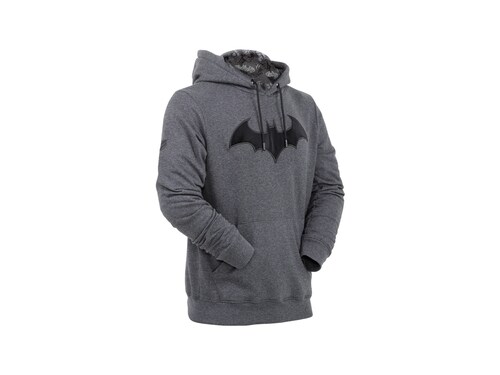 Sudadera BATMAN K-swiss color Gris tipo Hoddie para Hombre