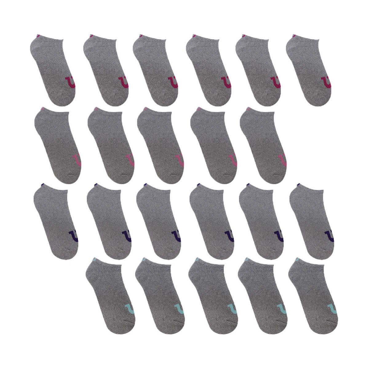 PAQUETE CALCETINES DAMA WILSON FELPA 22 PARES JASPE "W" COLORES ...