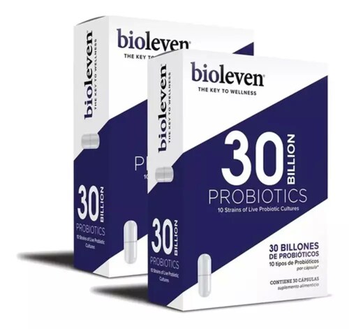 2 Pack Bioleven Probióticos 30 Billones