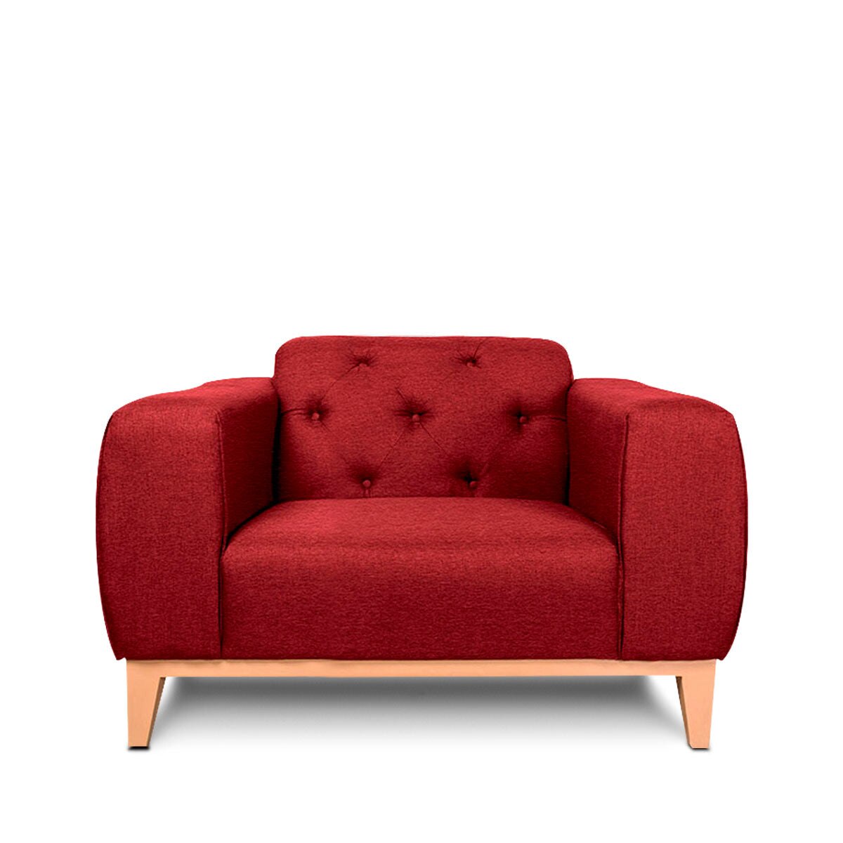 Sillon Individual Arely Rojo - Kessa