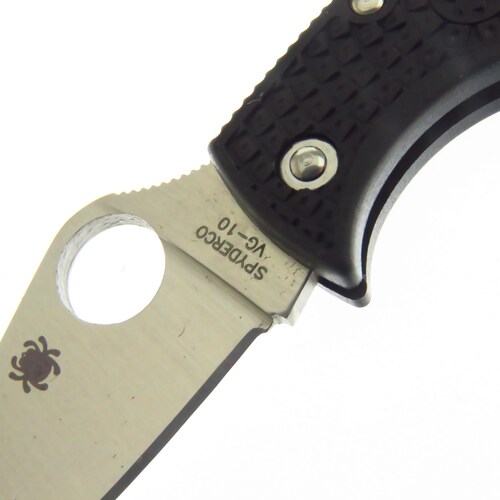 Scmbkp Spyderco Mini Navaja Manbug Vg-10 Inox Filo Plano