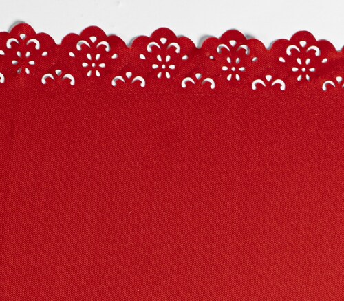 Mantel Rectangular para Mesa Troquelado En El Borde, Medidas 2.50 x 1. ...