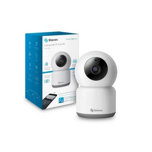 Camara Seguridad Wi-fi Full Hd Robotizada Blanco Steren