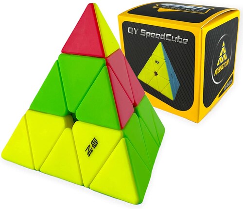 Pyraminx profesional Qiyi Stickerless pirámide de alta resistencia ...