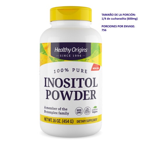 Inositol En Polvo Healthy Origins 16Oz