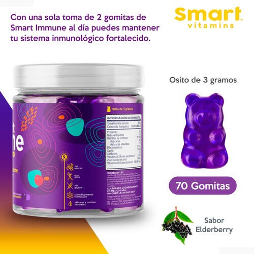 SMART IMMUNE- Suplemento en gomitas Originales, Fortalece tu sistema ...