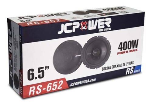 Bocinas Coaxiales Jc Power Rs-652