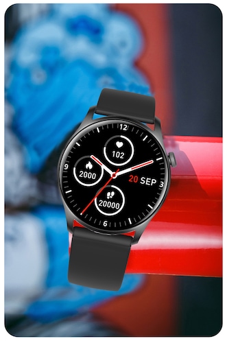 Smartwatch Pro Salud Pantalla Full LED Con Oxímetro Negro