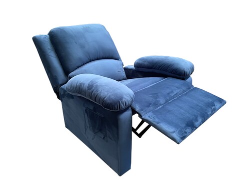 SILLON RECLINABLE BOLTON AZUL FRANCIA ESPACIO MUEBLES