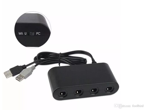 Gamecube Adaptador Control Para PC / Wii U / Nintendo Switch HS-WU025