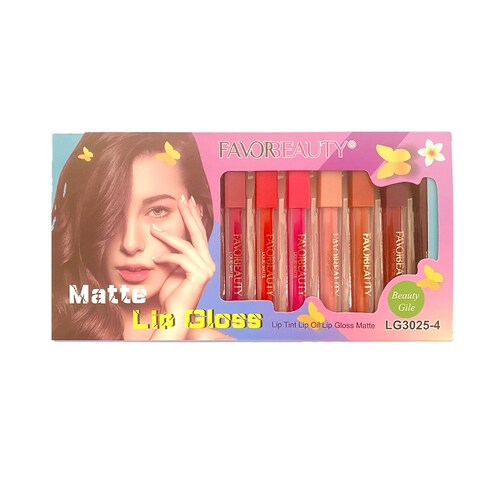 Set de 12 Labiales Mate líquidos Indelebles Larga Duración