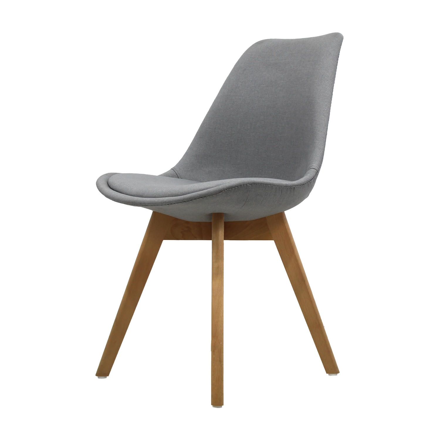 Silla de Hogar Boren Lino MOB-307 Gris Mundo In