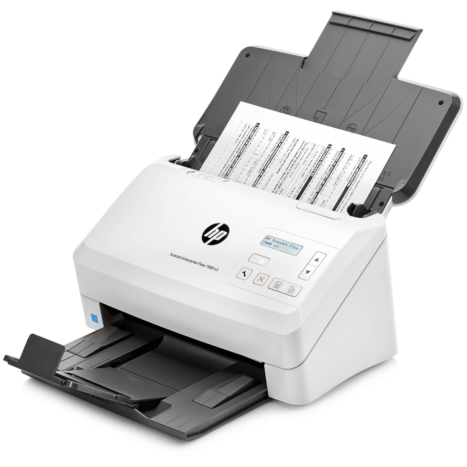 Scanner HP ScanJet Enterprise Flow 7000 s3, 600 x 600 DPI, Escáner ...