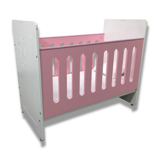 Cuna Convertible 6 en 1 Elegancia Rosa