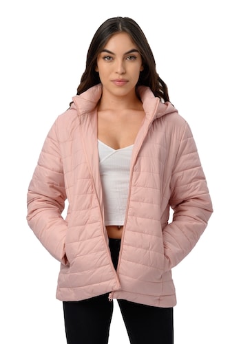 Chamarra Capitonada Con Capucha Para Mujer Color Rosa - R/R