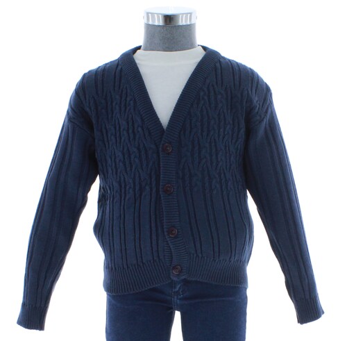 Sueter Azul Tejido Niño 2980 1 a 16 Años.