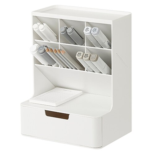AGBOX Organizador de Escritorio color Blanco Sysmax LTOFM003.