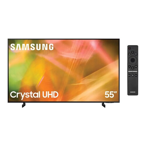 Pantalla Samsung 55 Crystal UHD 4K Smart TV UN-55AU8000