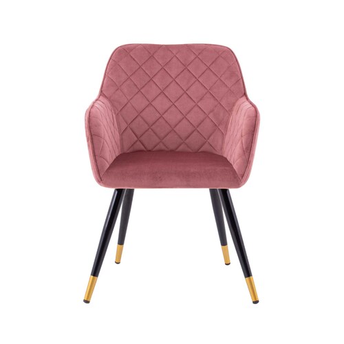 Sillón Individual Bellini de Tela color Rosa