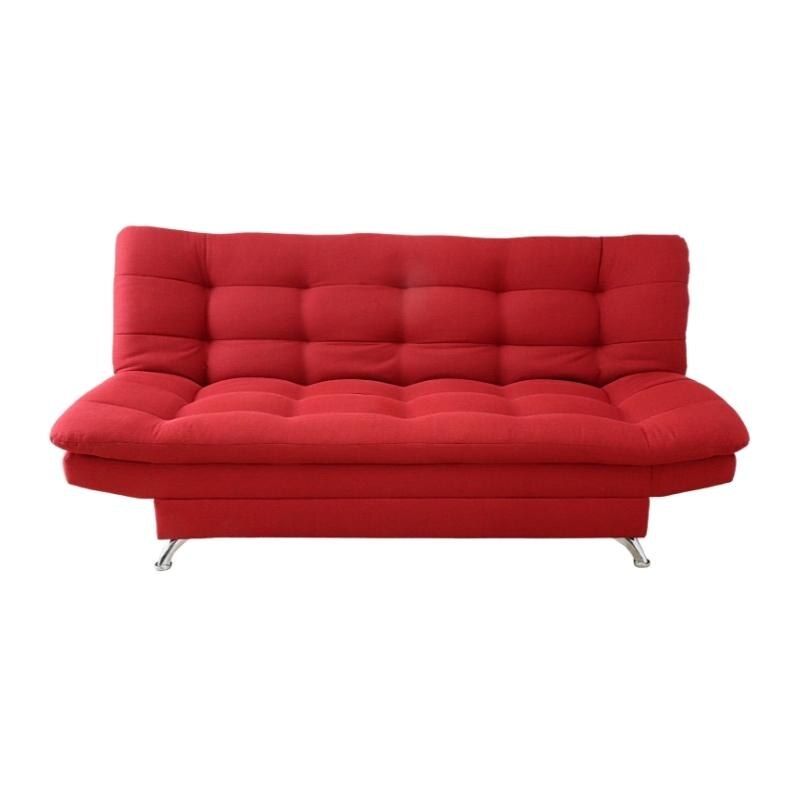 Sofá Cama Rojo Moderno 3 Posiciones