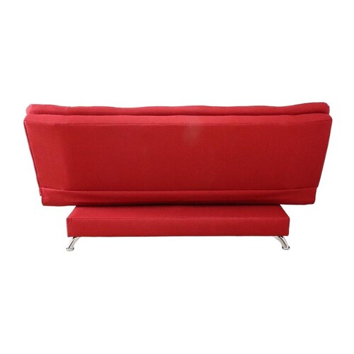Sofá Cama Rojo Moderno 3 Posiciones