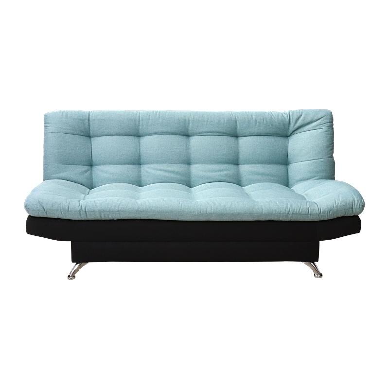Sofá Cama Negro Turquesa Moderno 3 Posiciones